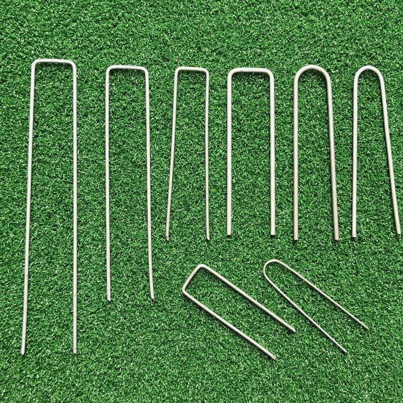 Weedmat galvanised steel ground pins-120mm – Horridge fabrics ltd